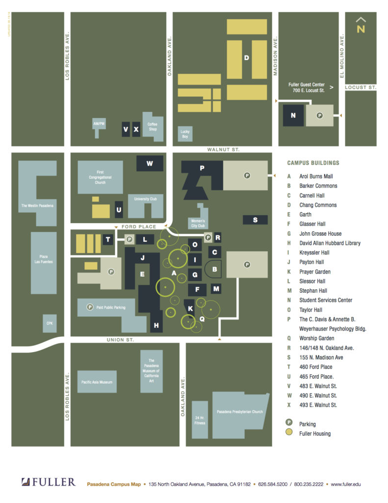 Admissions-Campus-Map | Fuller Seminary